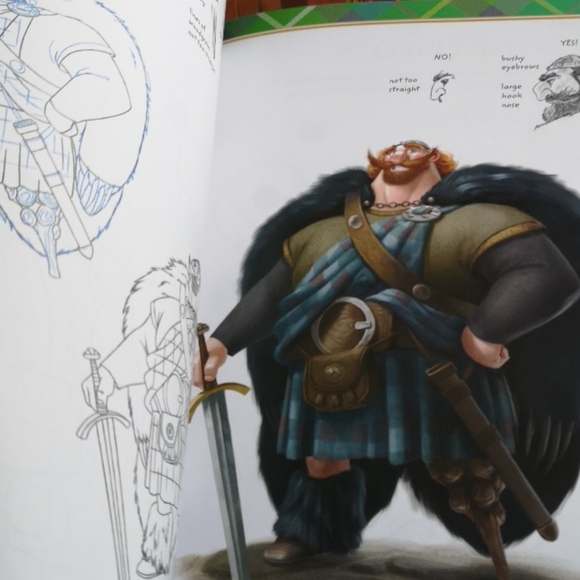 Disney | Other | Disney Pixar Brave Learn To Draw Book | Poshmark
